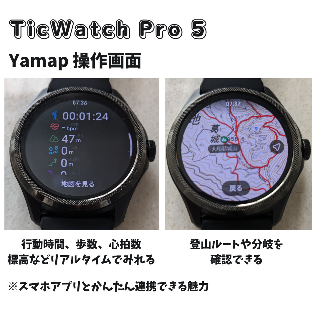 【実使用レビュー】TicWatch Pro 5 スマートウォッチ 登山におすすめ! | おるやま登山ブログ